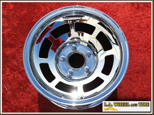 SET OF 4 NEW 15" CHEVROLET CORVETTE OEM CHROME WHEELS RIMS MONTE CARLO ...