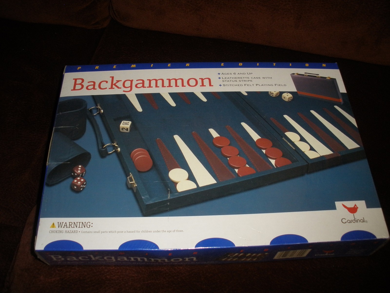 NEW 1997 Premier Edition Backgammon Game by Cardinal | eBay