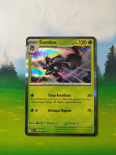 Carte Pokemon - Gambex Holo - 021/193 - Évolutions À Paldea EV2 | eBay