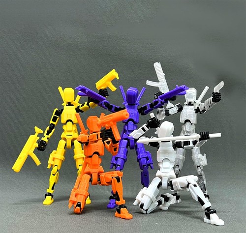 (Assembly Completed) 3D Printed T13 Action Figure, Dummy 13 Green Black ...