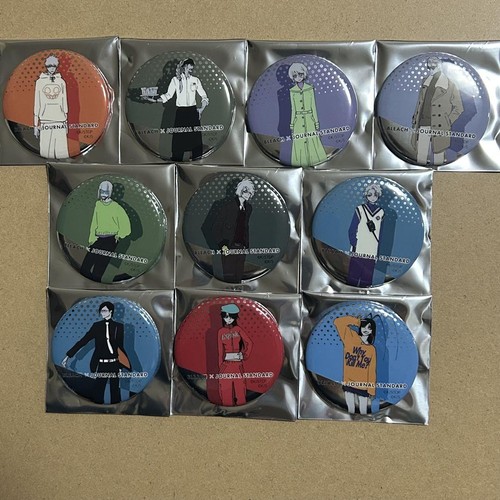Bleach Journal Standard Can Badge Set - Hitsugaya, Gin, Ichigo, Used | eBay