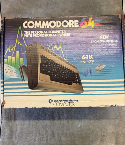 Commodore 64 Computer w/ Box – Untested – As-Is – Non Matching Serials ...