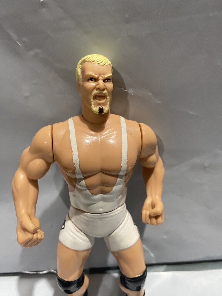 Vtg SCOTT STEINER BIG POPPA PUMP JAKKS 2003 WWE RUTHLESS AGGRESSION ...