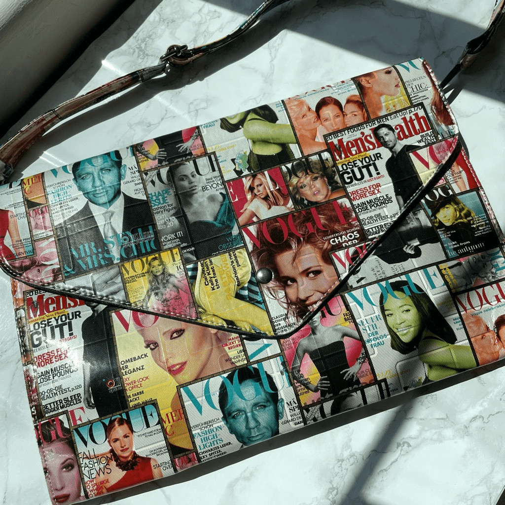 Vogue Magazine Supermodel Vintage Style Colorful Maga… - Gem