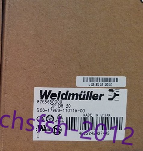 1 PCS NEW IN BOX Weidmuller Power module CP DM 20 8768650000 | eBay