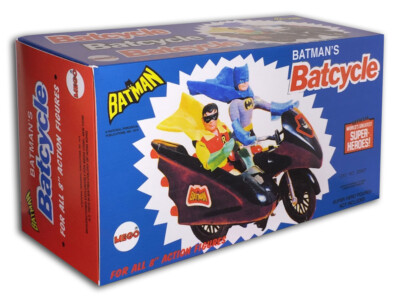 Mego BATMAN BATCYCLE BOX (VERSION 2) for 8" Action Figures (BOX ONLY ...