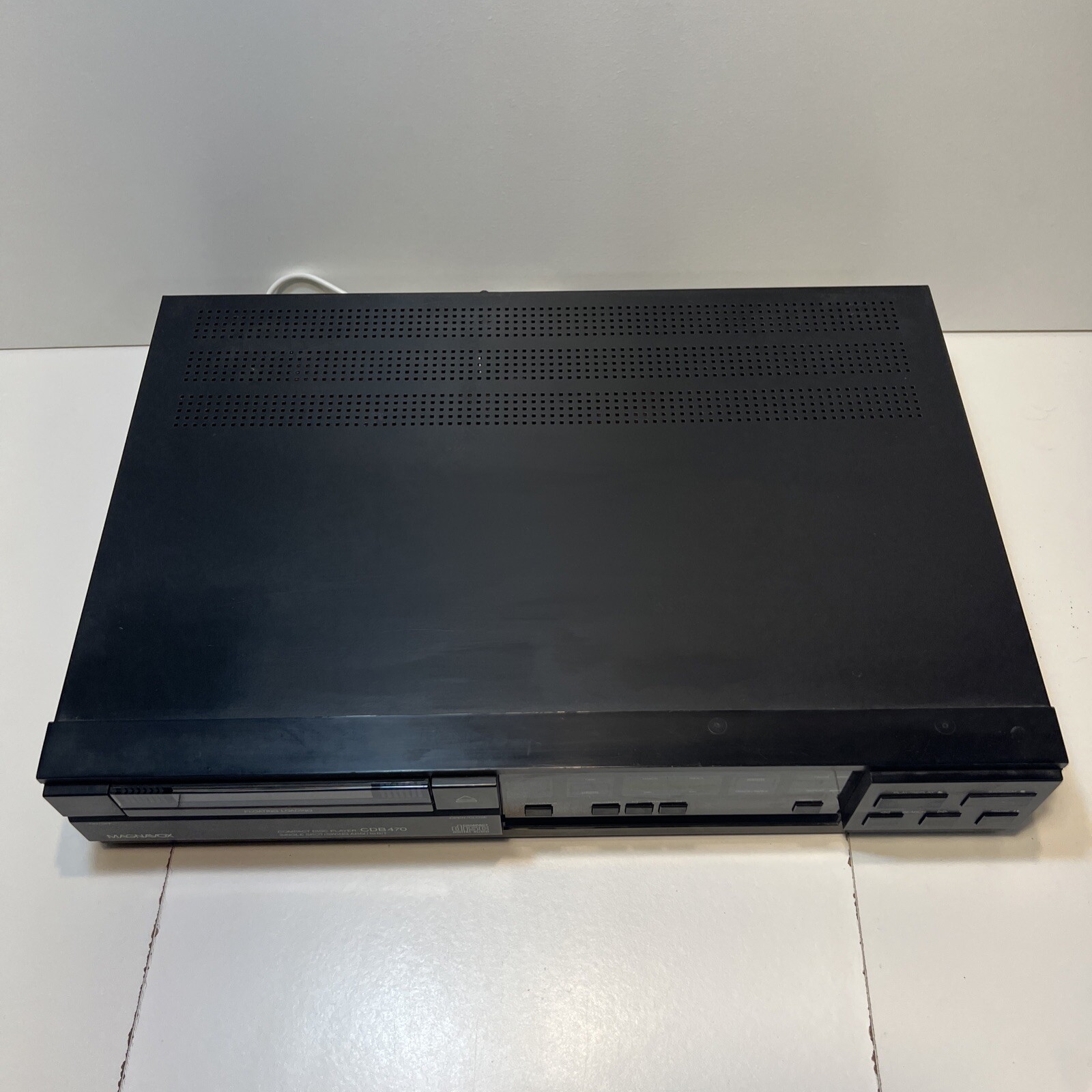 Vintage 1988 Magnavox Single Spot 16 bit CD Player CDB 470 Audiophile ...