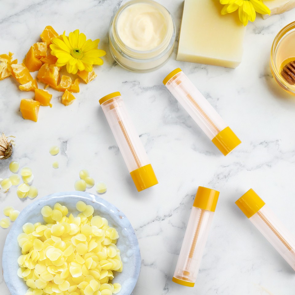 60 PACK Empty Lip Balm Tubes Bulk Twist-up Caps 3/16 Oz (5.5 ml ...