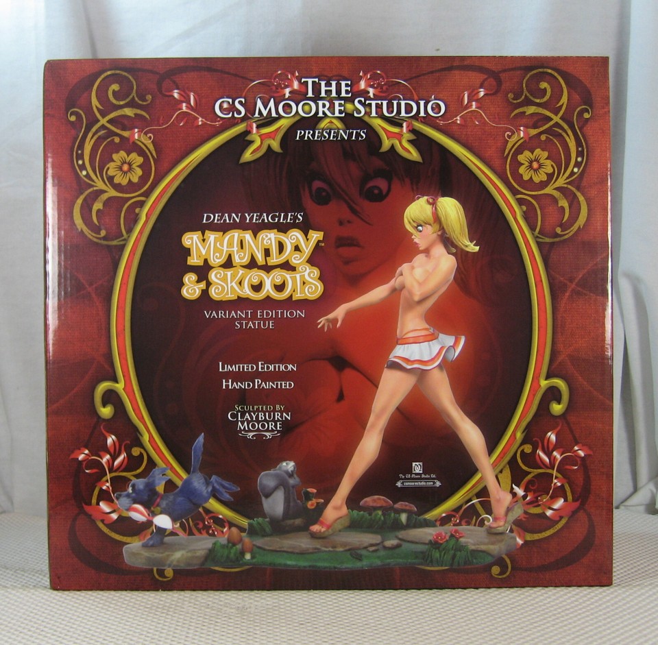 CS Moore Mandy and Skoots Variant Statue 191/500 Dean Yeagle NEW SEALED ...