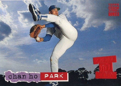 Chan Ho Park 1994 Topps Stadium Club Rookie Card RC #521 MLB Los ...