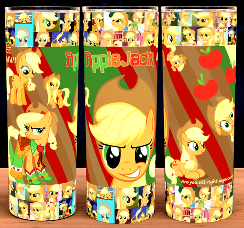 AppleJack My Little Pony Cup Mug Tumbler 20oz with lid and straw | eBay