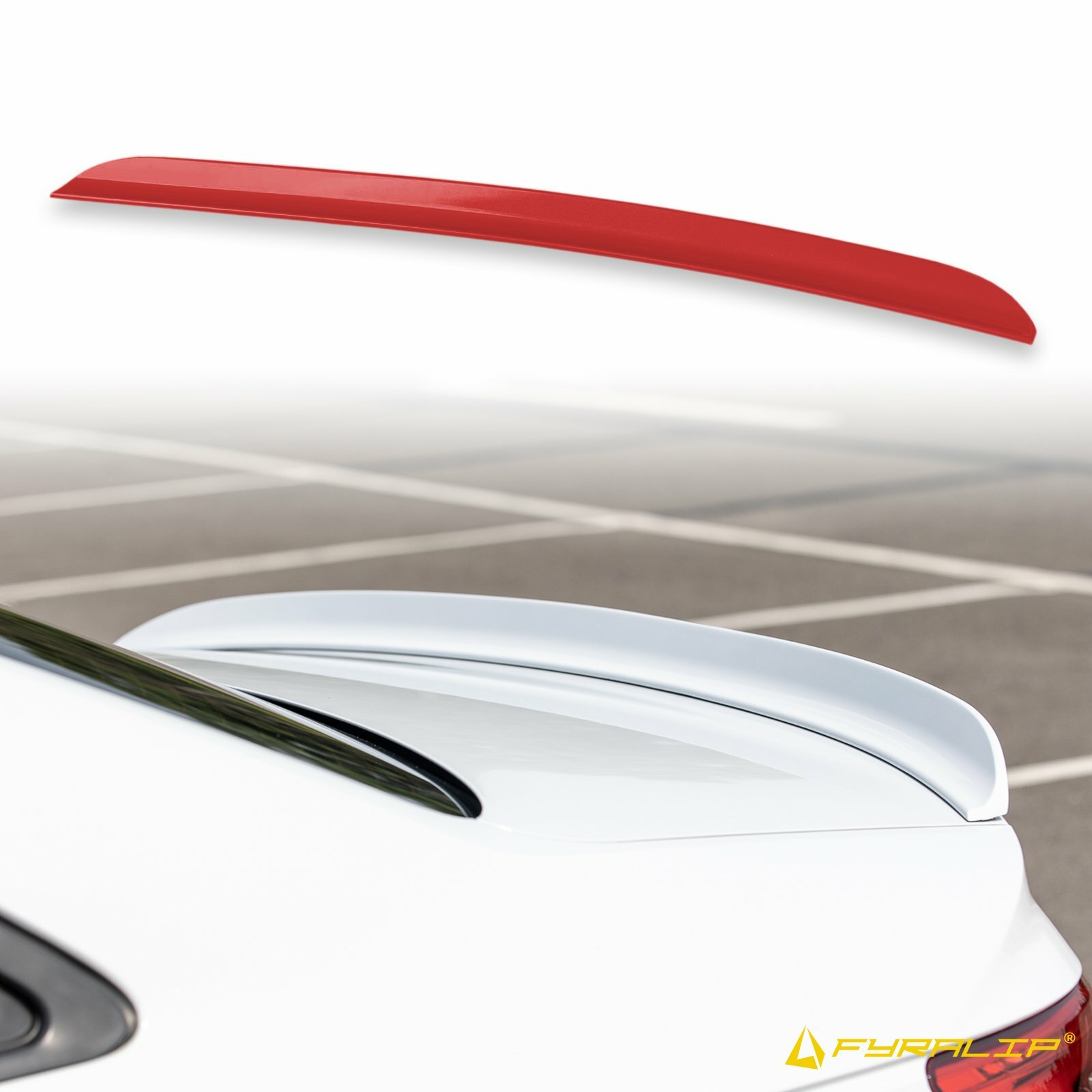 Fyralip Y15 Painted Trunk Lip Spoiler Duckbill for Chevrolet Corvette ...