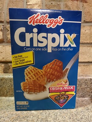 Vintage 1994 Kellogg’s CRISPIX Cereal Full Box Sealed Movie Prop (A1 ...