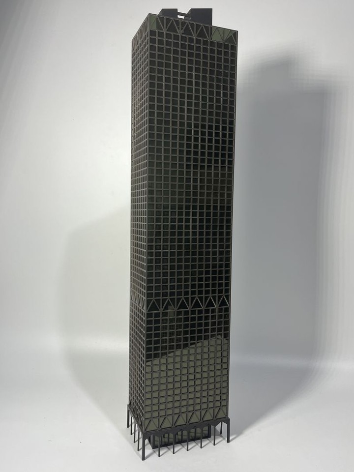 N Scale Diorama City Modern Business Building Model Skyscraper ...