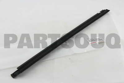 6818052010 Genuine Toyota WEATHERSTRIP ASSY, REAR DOOR GLASS, OUTER RH ...