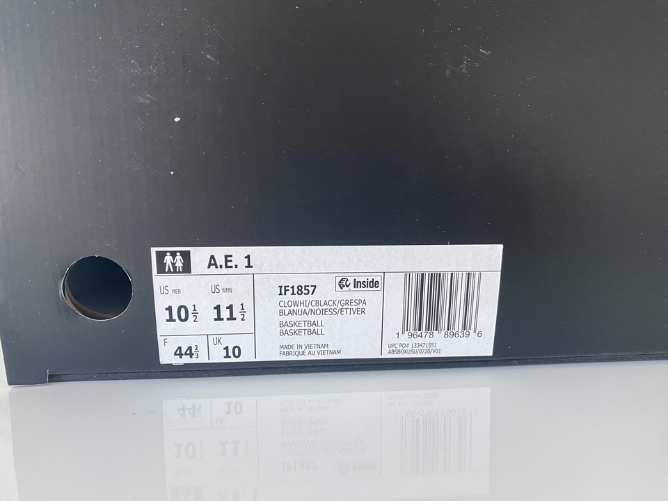 Adidas AE 1 Stormtrooper Anthony Edwards Basketball IF1857 Shoes 7.5-13 ...