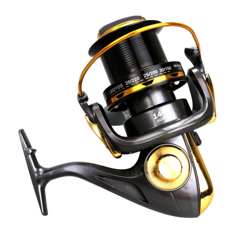 14+1BB Spinning Fishing Reel 4.6:1 Freshwater Saltwater Right Left Hand ...