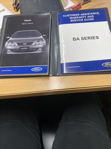 FORD BA XR FALCON OWNERS MANUAL HANDBOOK & SERVICE BOOK - 79,206 KLMS ...