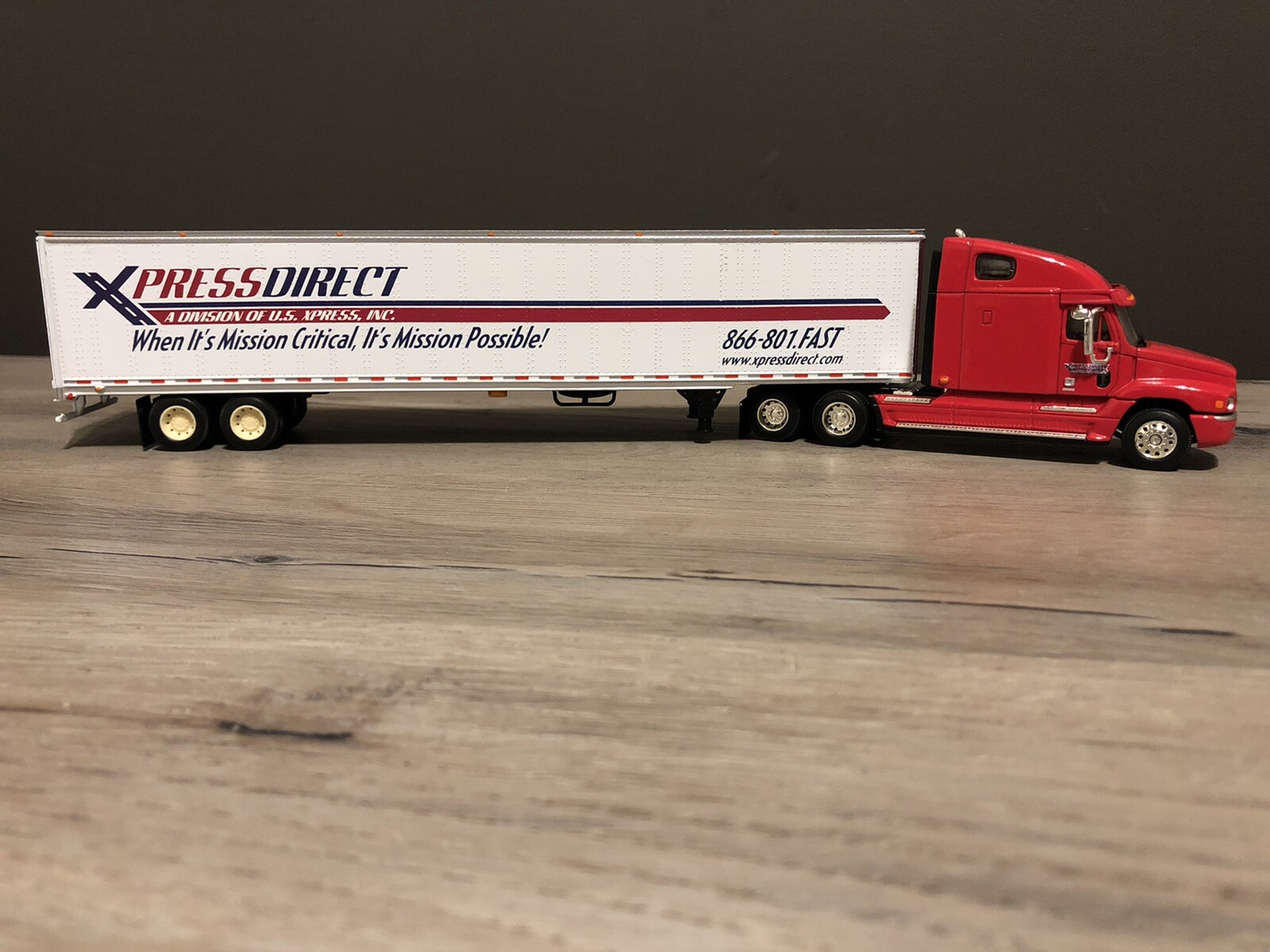 DCP 30364 1:64 Scale U.S. Xpress Direct Inc FL Century Semi w/ Dry Van ...