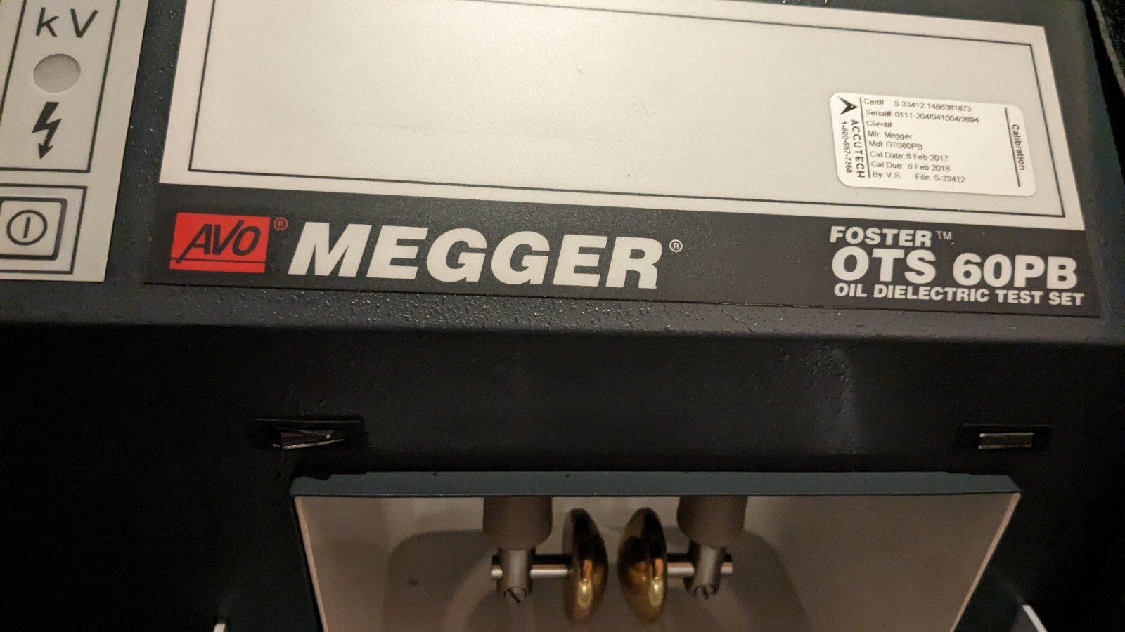 megger foster OTS60PB/Automatic Oil Test Set | eBay