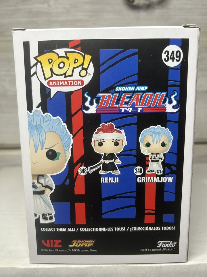 Funko Pop! Bleach 1 of 1 Toyzilla 36/100 Signed Grimmjow #349 W/ HT ...