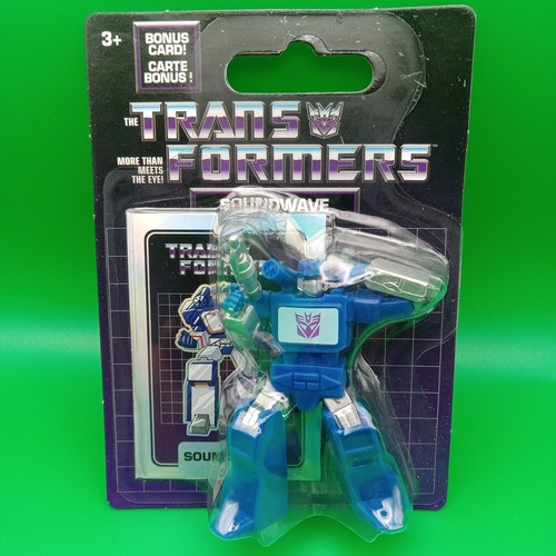 Just Play Mini Collectible Transformer Figures-Soundwave-Bonus Card ...