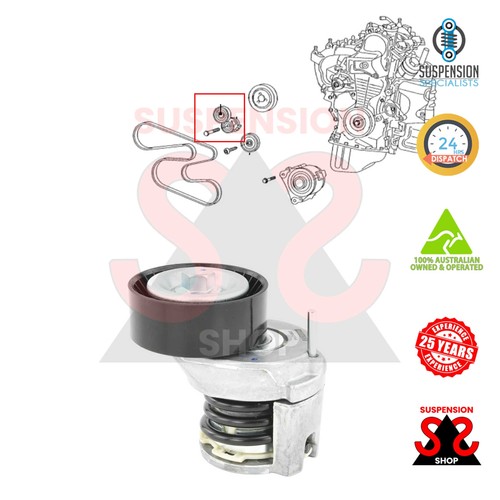 Belt Tensioner, V-Ribbed Belt Suit SKODA Rapid 1.4 TSI 03C145299Q ...