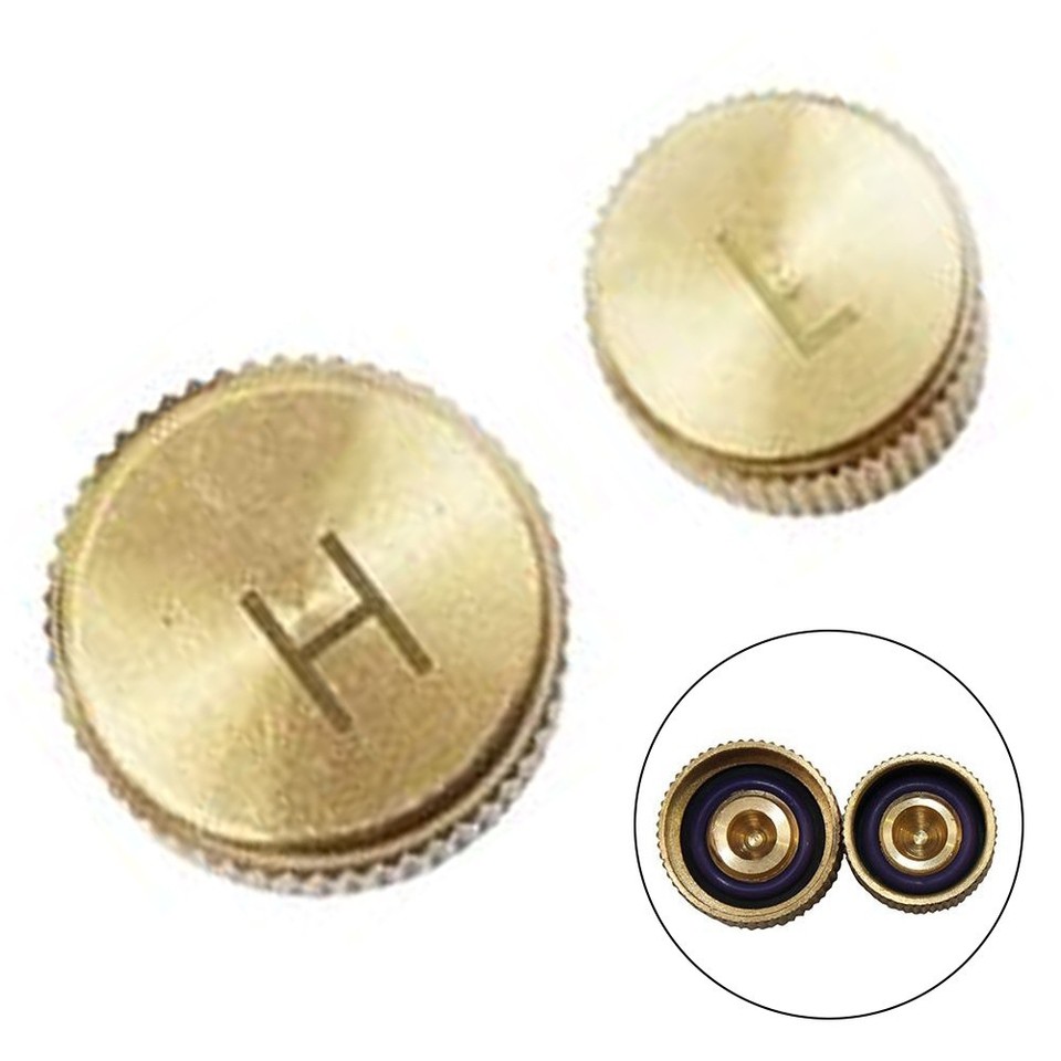 Brass Leak Proof AC Valve Cap for R134a High Low Side Service Port ...