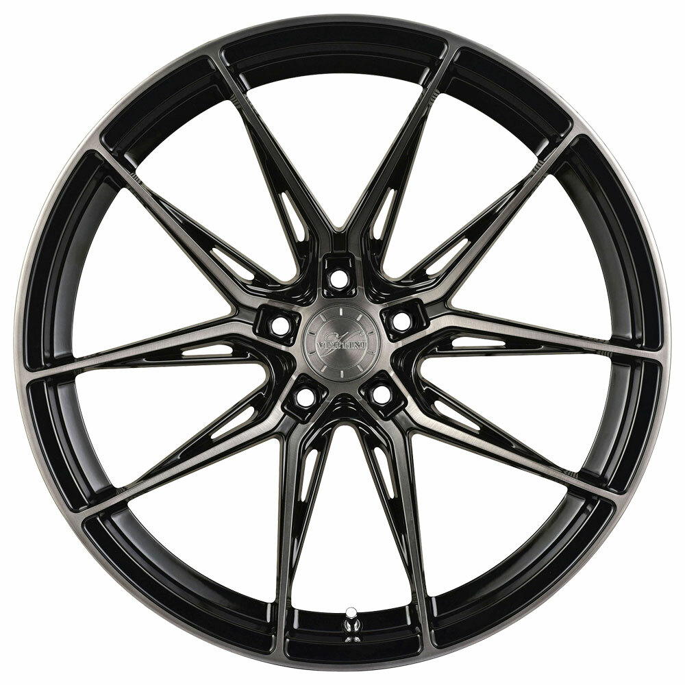 19" Vertini RFS1.8 Black 19x8.5 19x9.5 Concave Wheels Rims Fits Ford ...