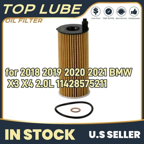 Brand New Oil Filter for 2018 2019 2020 2021 BMW X3 X4 2.0L 11428575211 ...
