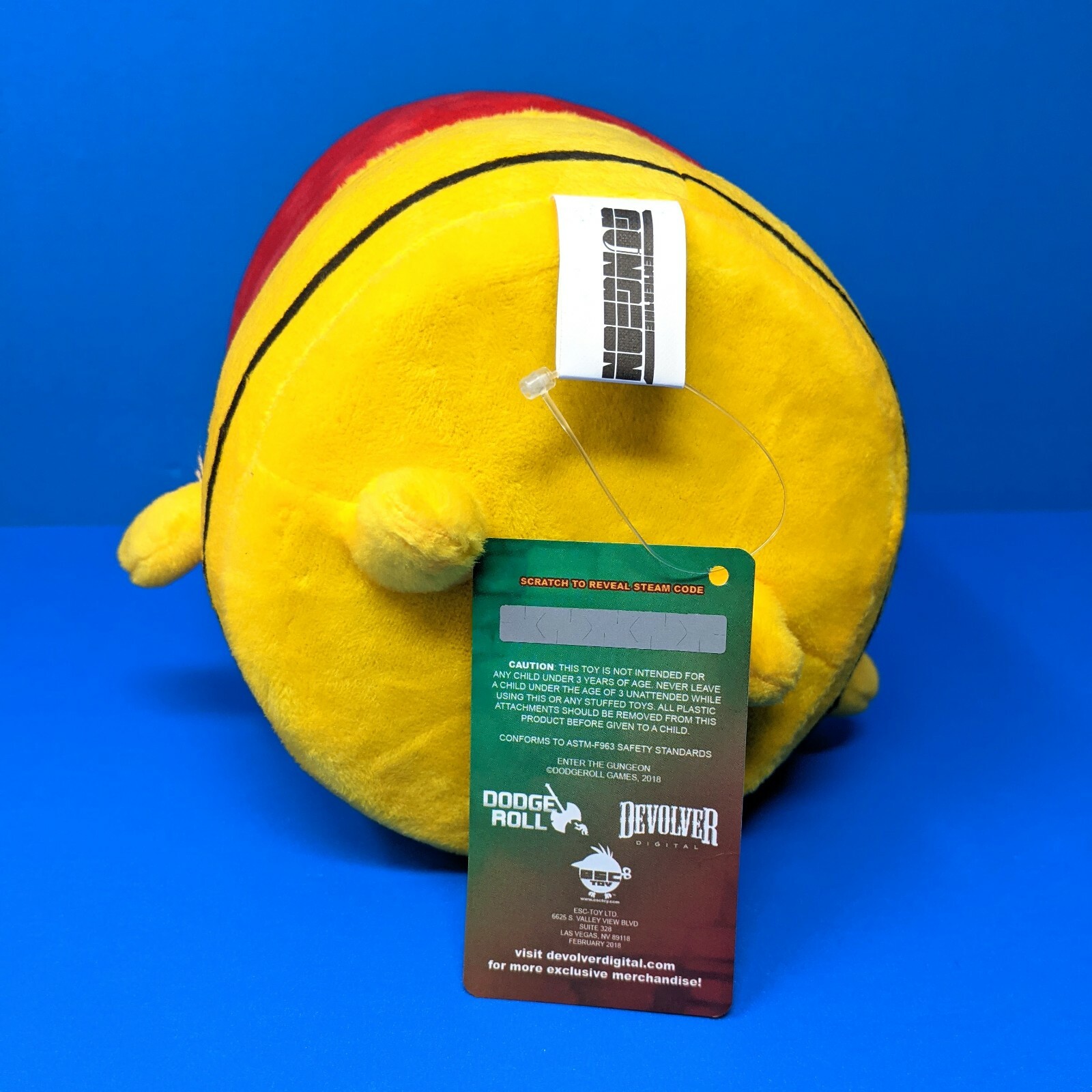 Enter The Gungeon Yellow Bullet & Red Shotgun Kin Plush Set + PC Steam ...