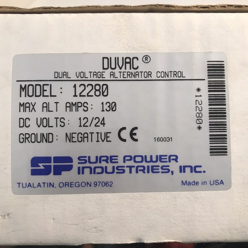 Sure Power DUVAC Dual Volatage Alternator Control Model 12280 Marine | eBay