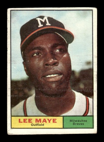1961 Topps Baseball #84 Lee Maye Milwaukee Braves | eBay