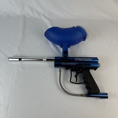 Triton VL Paintball Gun Blue Chrome Paintball Outdoor Sport Viewloader ...