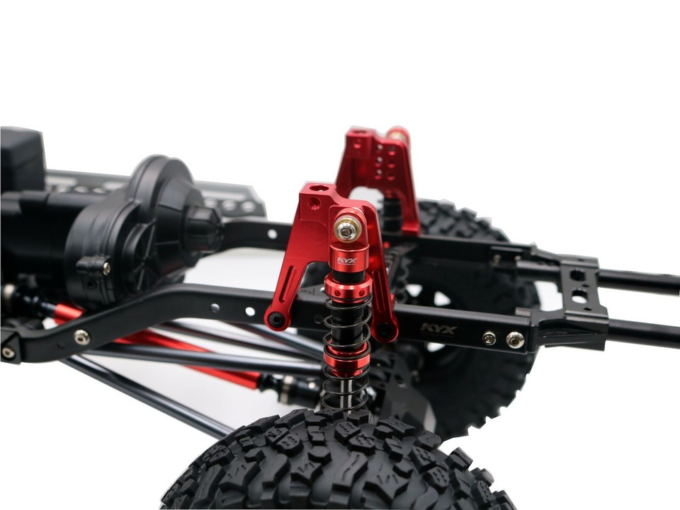 KYX All Metal Upgraded 313mm Axial SCX10 II Chassis Kit w/ Axle Mounted ...