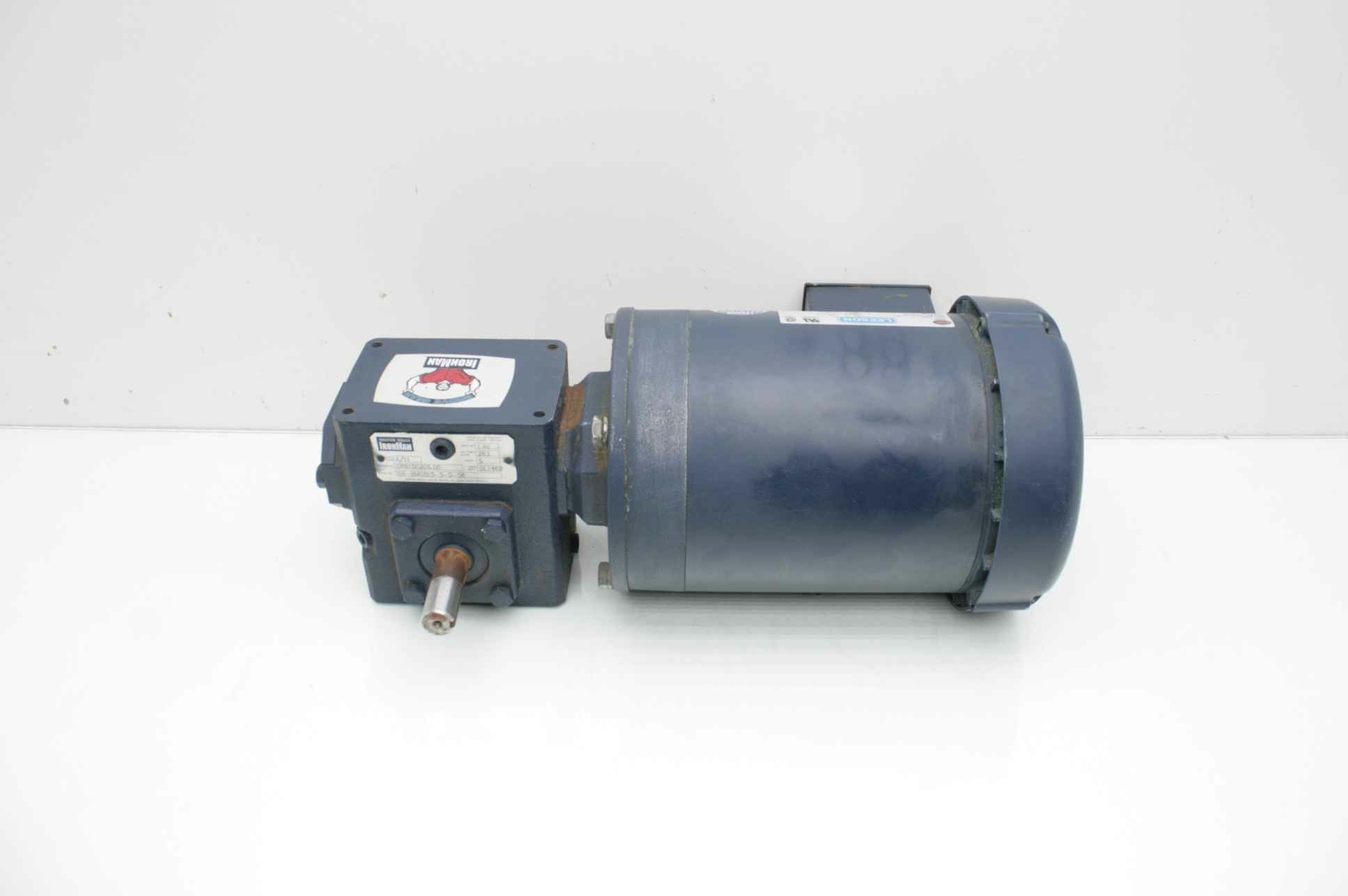 Leeson 1740 RPM 3PH Motor C6T17FC3K w/ IronMan Gear Reducer GR-BMQ815-5 ...