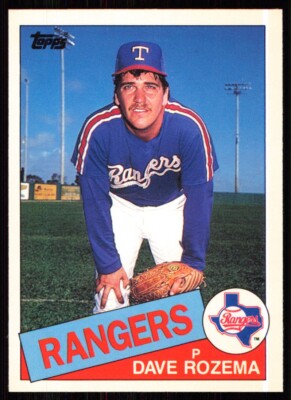 1985 Topps Traded Dave Rozema Texas Rangers #97T | eBay