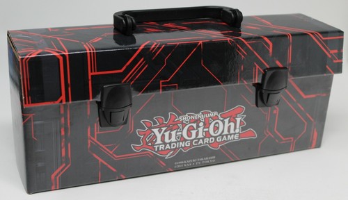 Yu Gi Oh Red & Black Zexal Carrying Case - Holds Up To 3 Complete Decks ...