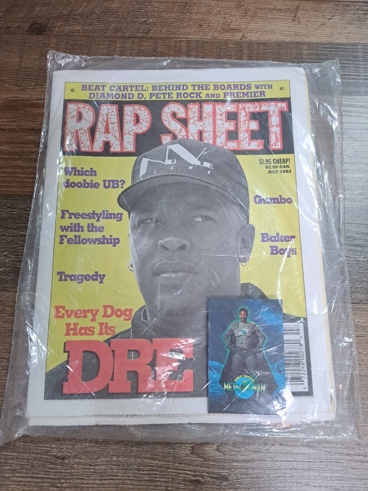 RAP SHEET Magazine JULY 1993 Unopened Unread DR DRE Marvel METEOR MAN ...