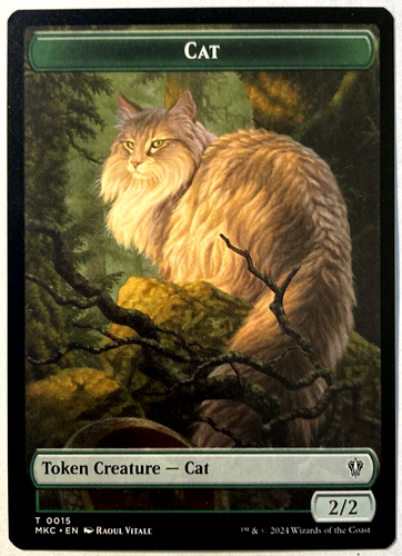 MTG Cat 015 Drake 06 Double Sided Token Commander: Murders at Karlov ...