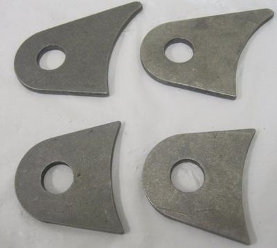 4 Link Mounting Flat and Axle Tab Brackets - 5/8" Hole - 3/16" Steel ...