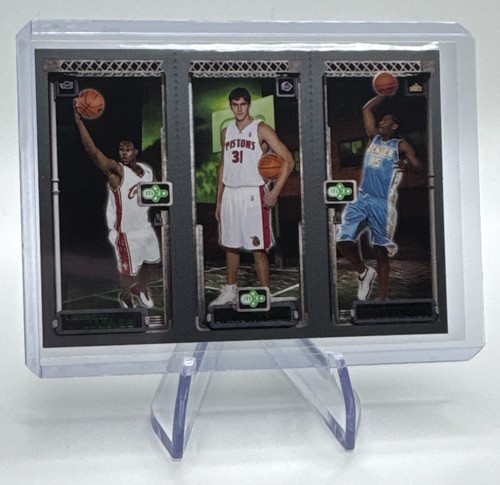 2004 Topps Matrix TRIPLE ROOKIE RC Lebron James Carmelo Anthony Darko ...