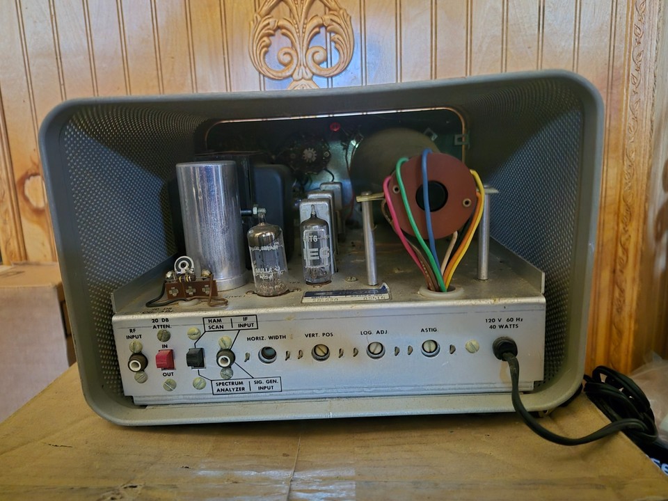 Heathkit SB-620 Ham Radio Station Monitor Panadaptor Scanalyzer Vintage ...