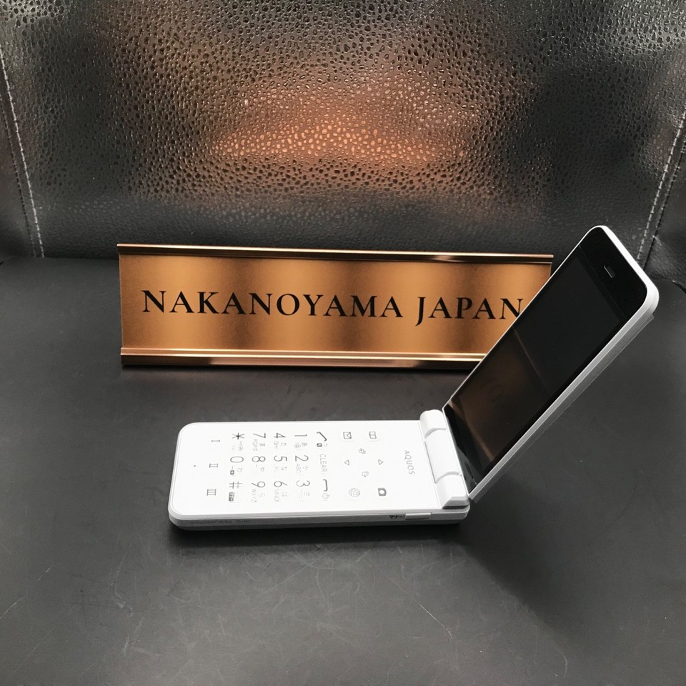 SHARP AQUOS KEITAI WHITE SH-N01 Android Flip Phone Unlocked 601SH NEW ...