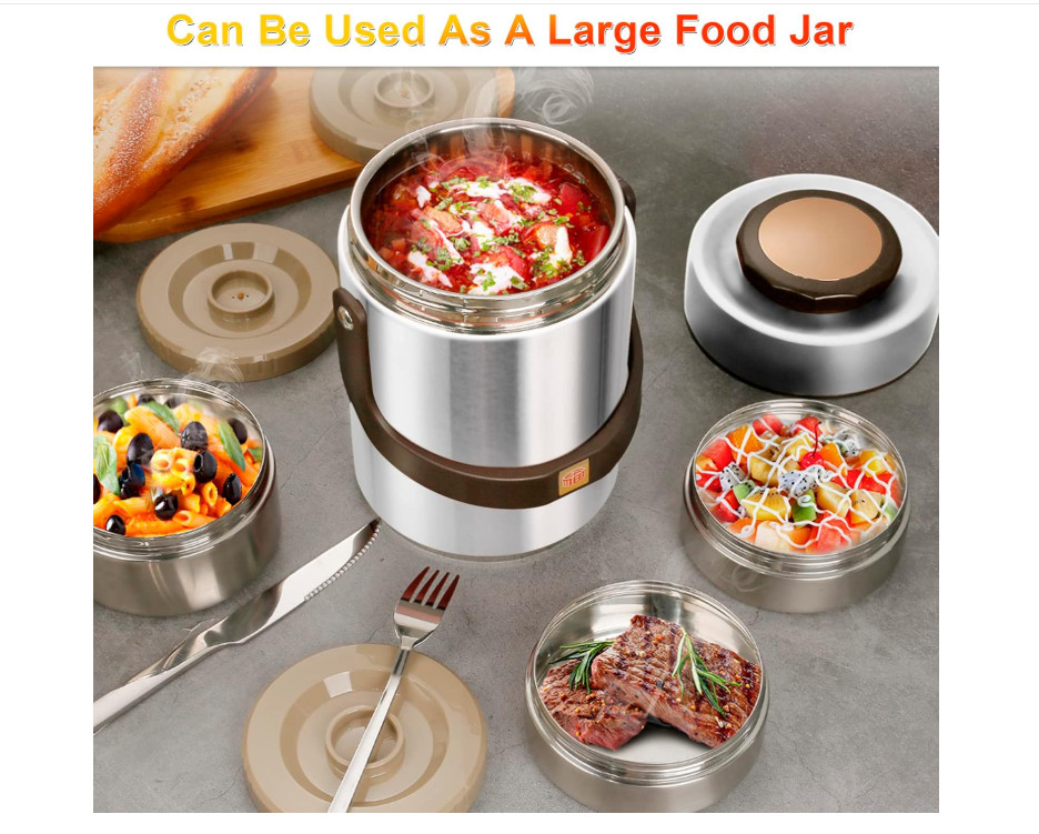 Contenedor Para Mantener La Comida Caliente, Termo De Boca Ancha Para ...