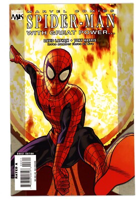 Spider-Man: With Great Power #3 NM 9.4 2008 Tony Harris Cover | eBay