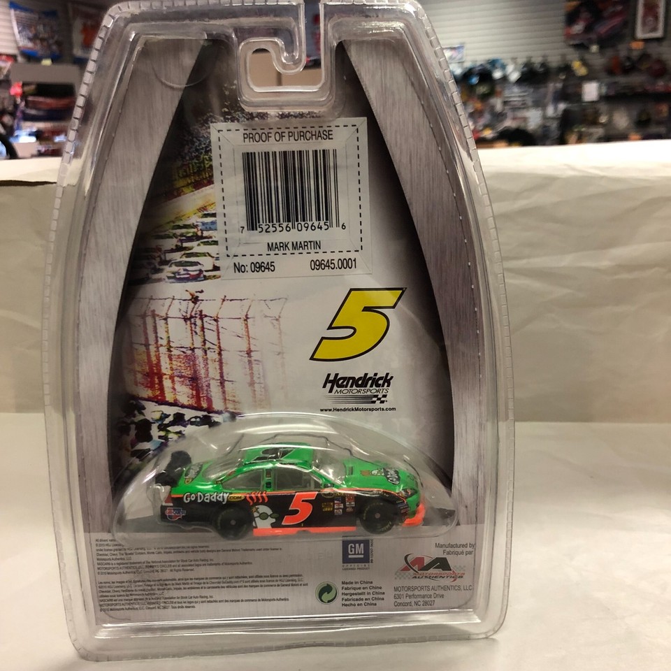 Winners Circle Mark Martin #5 Go Daddy NASCAR 2010 Chevy Impala 1:64 ...