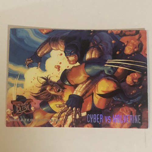 Cyber Vs Wolverine Trading Card Marvel Comics 1994 #130 | eBay