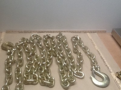Chain Binder 1/2"x 20' G 70 Tie Down Tow Grab Hook Slip Hook Transport ...