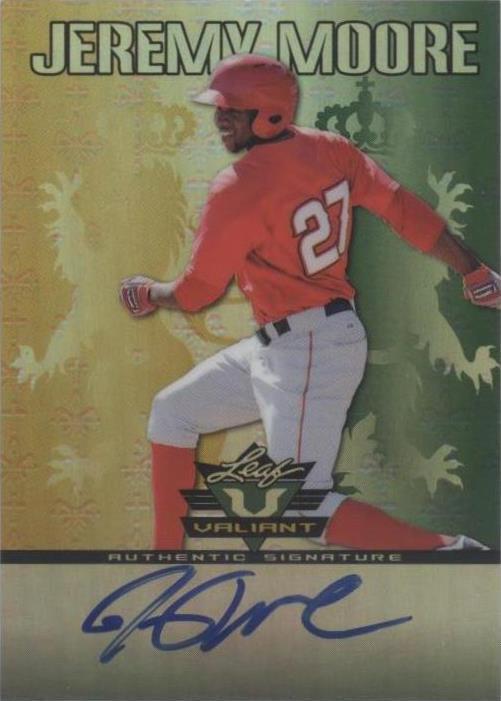 2011 Leaf Valiant - Jeremy Moore #VA-JM1 (AU, RC) for sale online | eBay